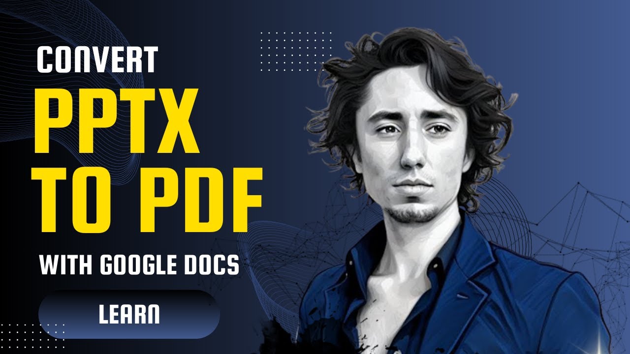 Convert PPTX to PDF with Google Docs Slides in 3 minutes