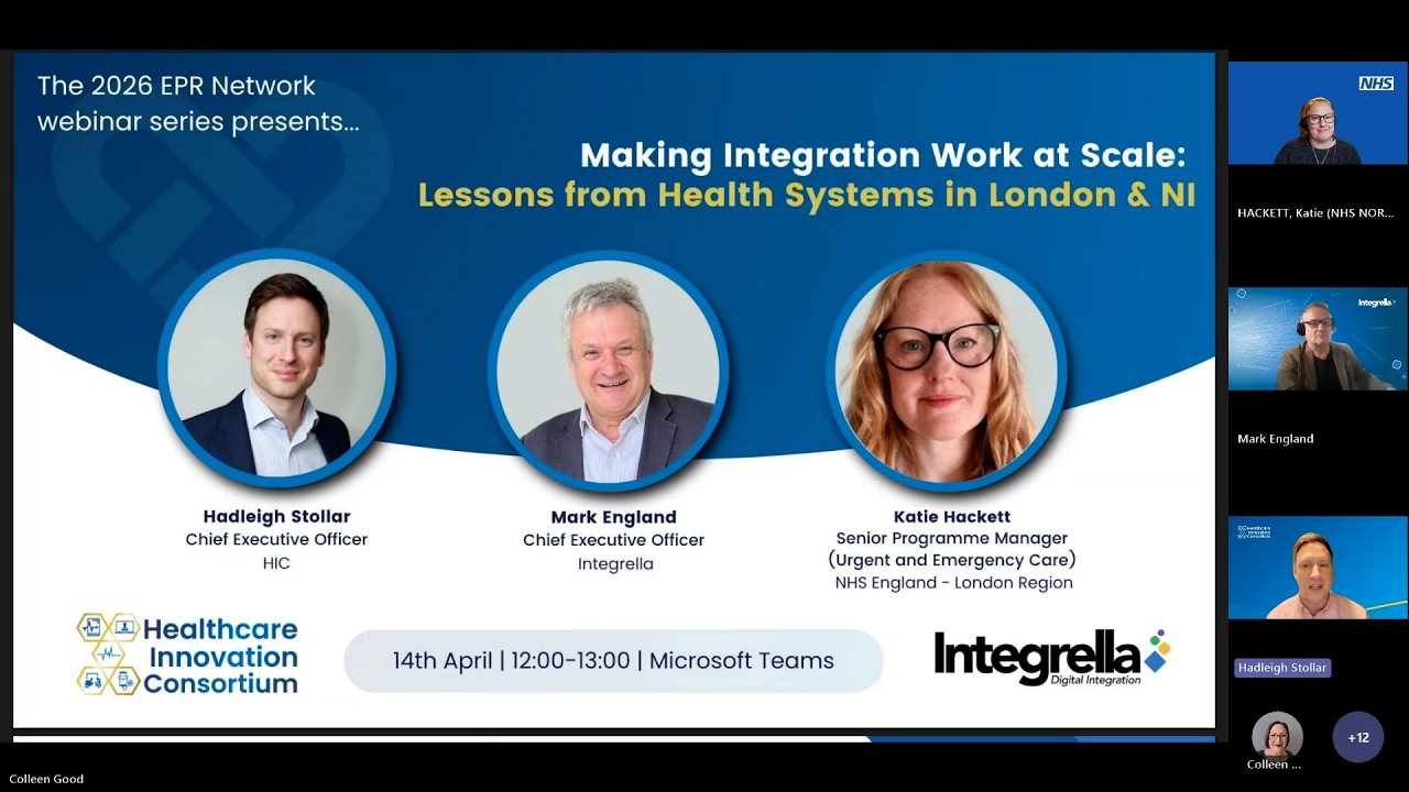 Webinar: Making integration work at scale | Integrella & HIC
