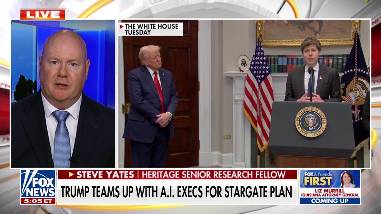 Trump administration working with Stargate AI executives on $500 billion infrastructure investment