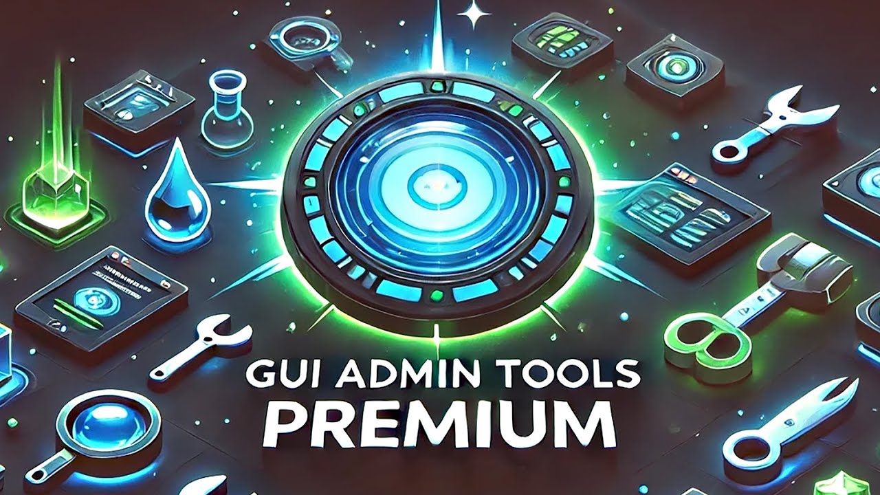 ⛏️ GUI Admin Tools PREMIUM ⛏️ - Presentation of basic tools