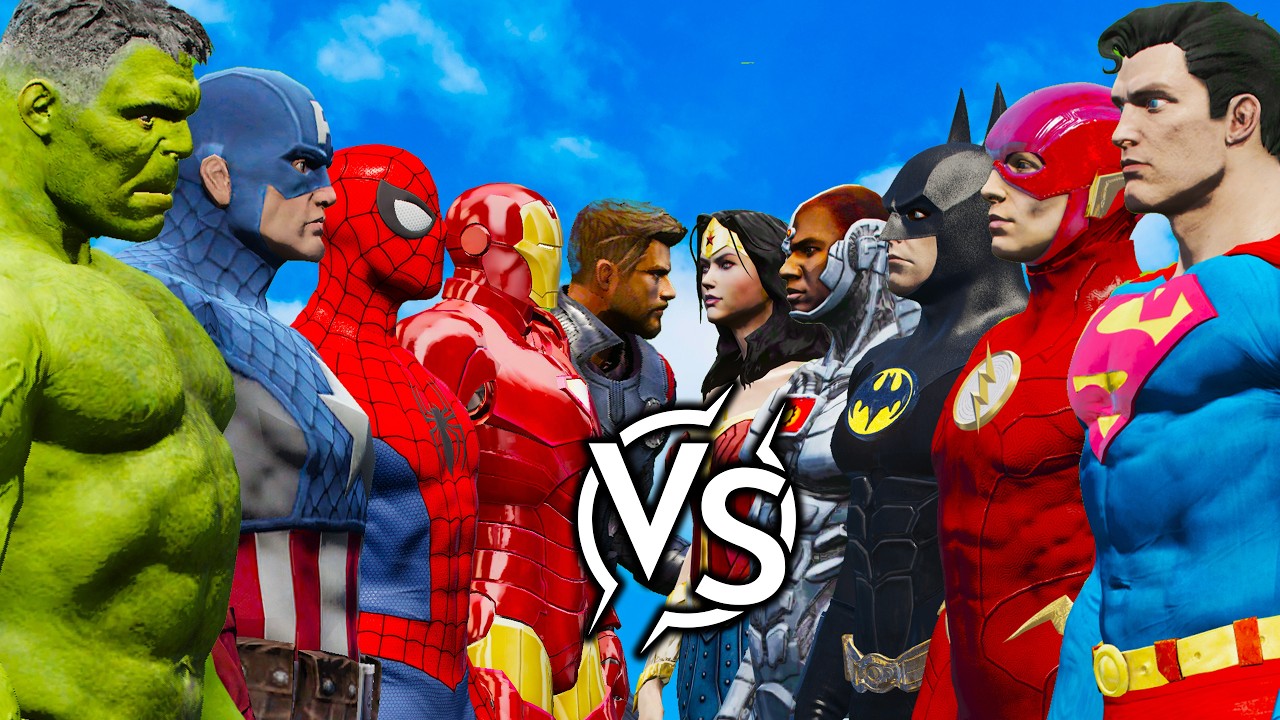 AVENGERS VS JUSTICE LEAGUE