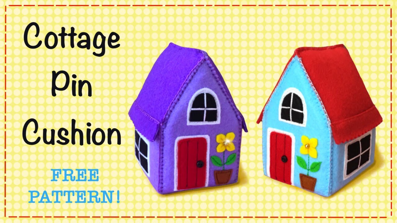 How to sew a Cottage Pincushion || FREE PATTERN || Full Tutorial with Lisa Pay