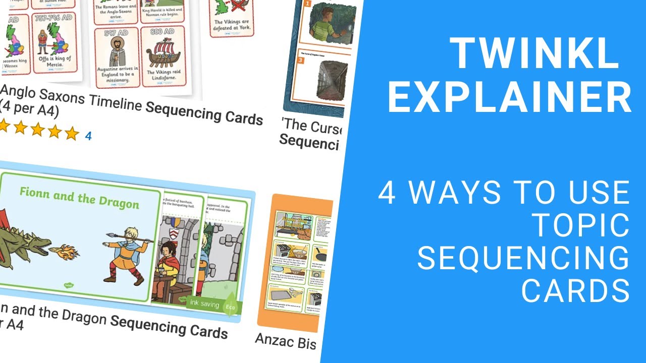 4 Ways to Use Topic Sequencing Cards