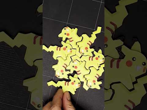 Pikachu Tessellation 🧩・Free STL File for 3D printing・Cults