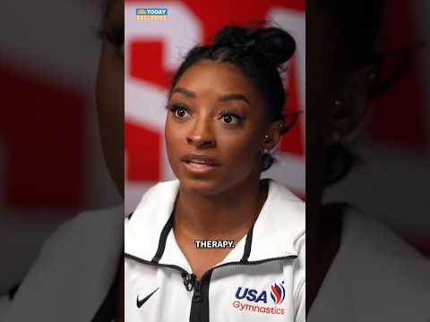 Simone Biles says she feels "stronger" because of therapy