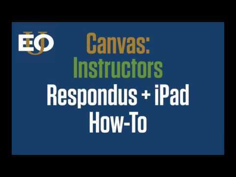 Instructor: iPad and Respondus