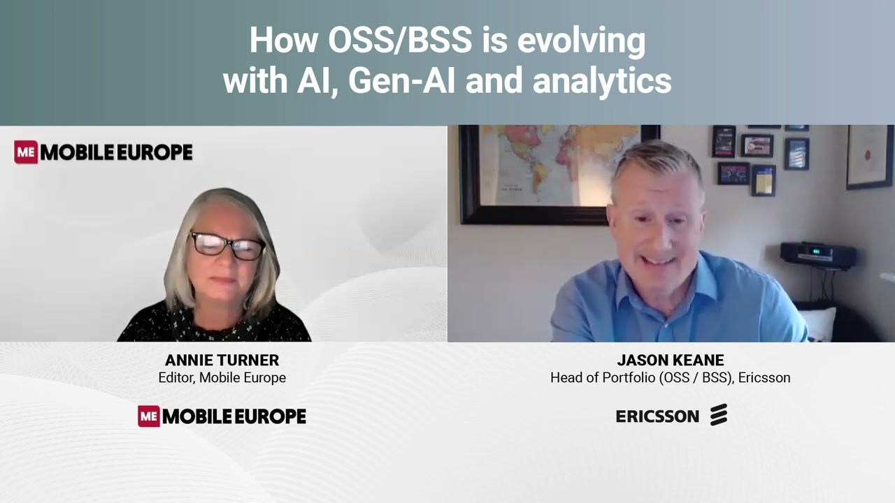How OSS/BSS is evolving with AI, Gen-AI and analytics - Interview with Jason Keane, Ericsson