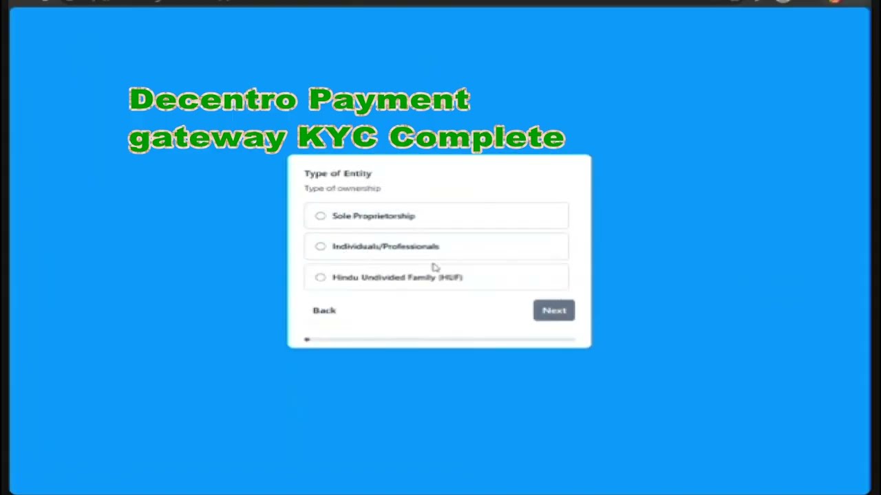 Decentro UPI & Payment Gateway Onboarding Tutorial