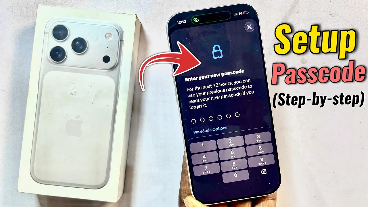 iPhone 17 Pro/Pro Max: How to Setup Lock Screen Passcode! 