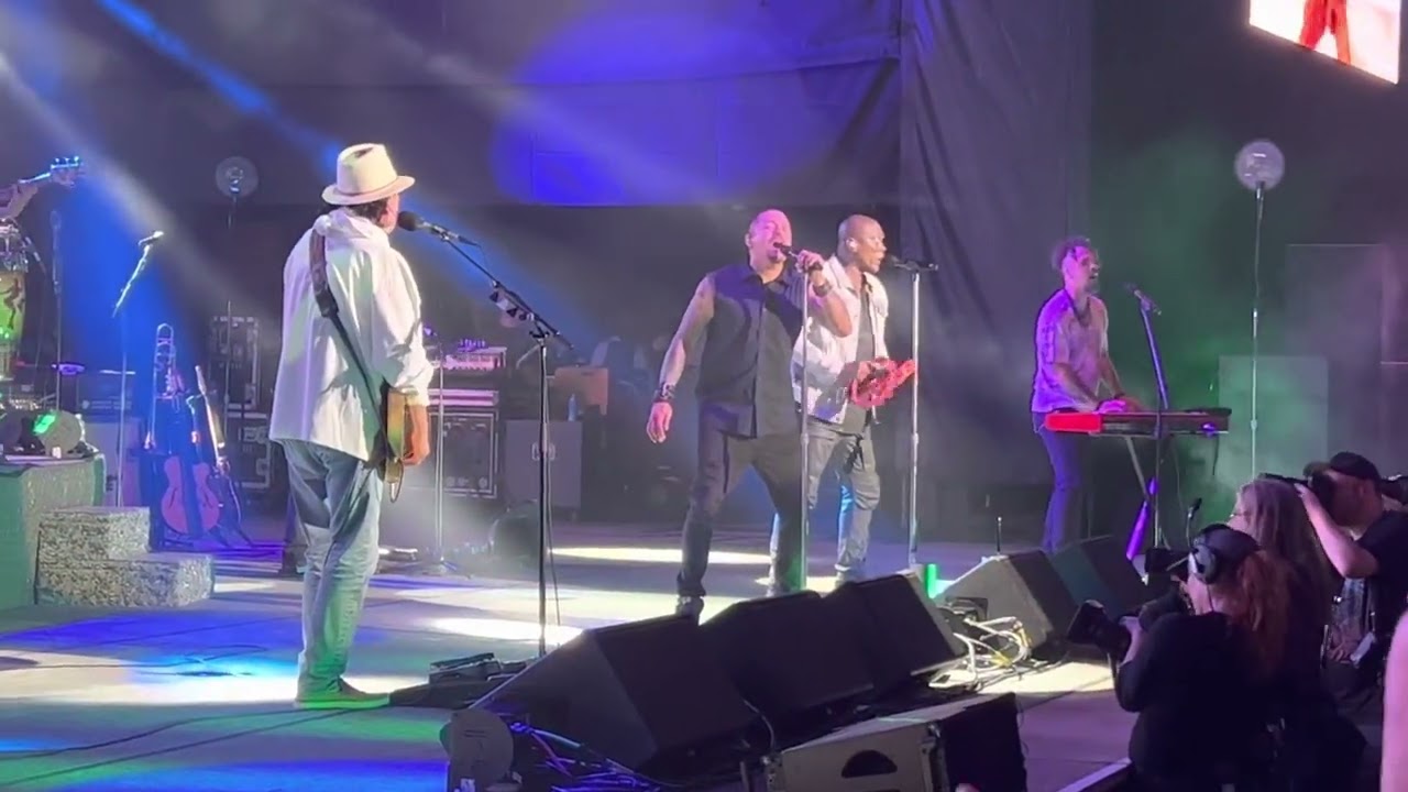 Santana, Earth, Wind & Fire Miraculous Supernatural Tour “Jingo” Shoreline Amphitheater 6-21-22