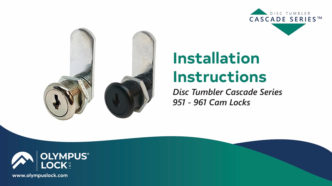 Cascade Series Cam Locks Installation