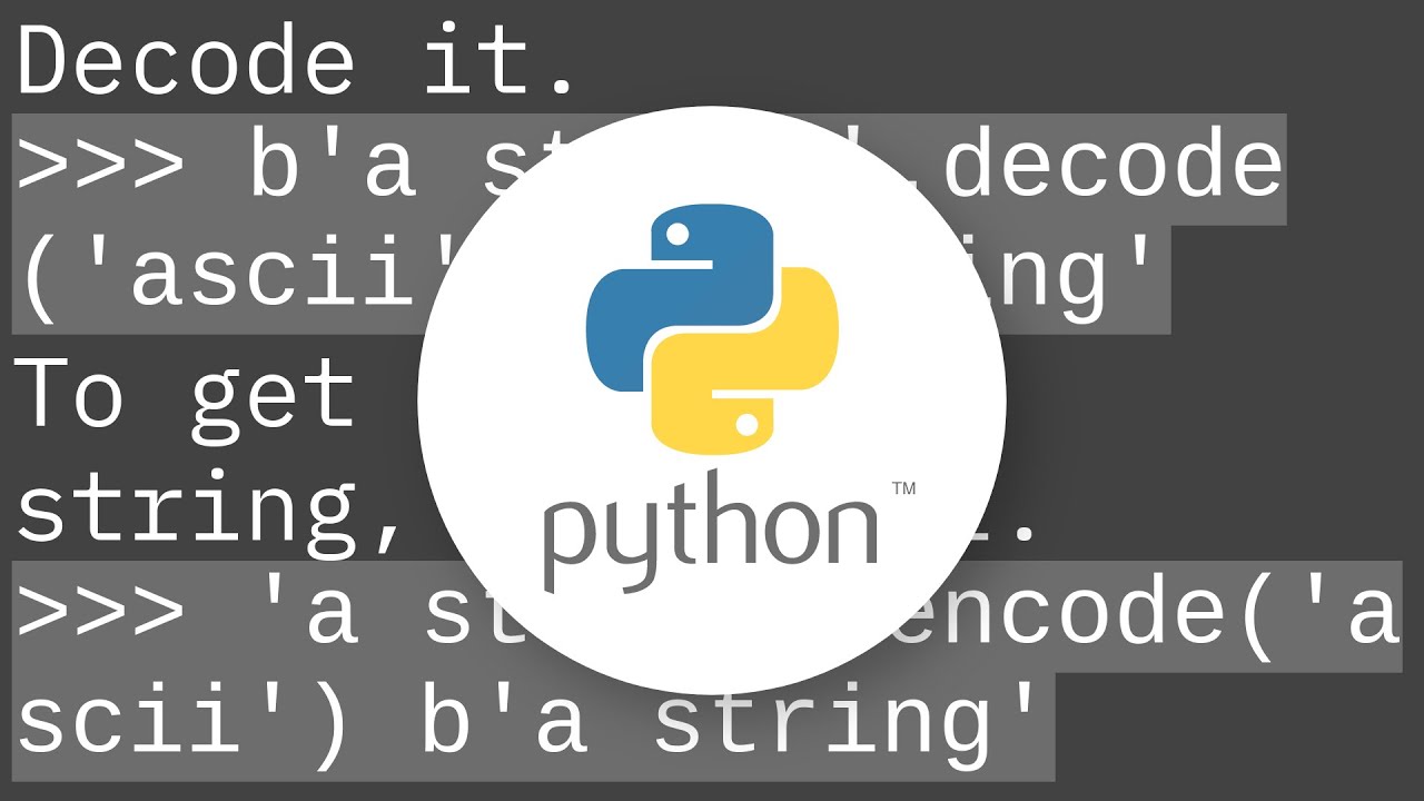 How to convert 'binary string' to normal string in Python3?