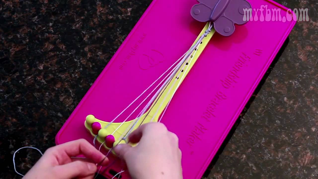 My Friendship Bracelet Maker -Chevron w/border pattern instructions