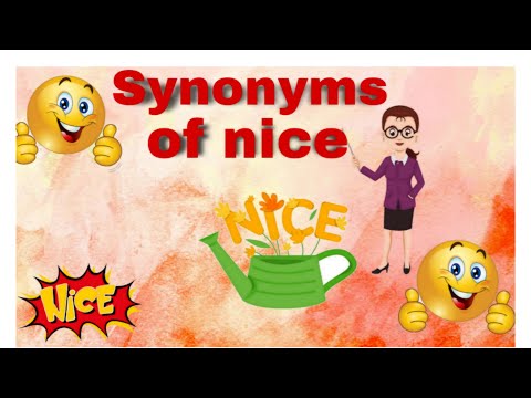 Synonyms of Nice