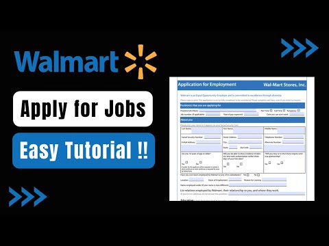 How to Apply for Job in Walmart Online !