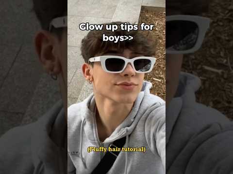 How to get Fluffy hair | glow up tips for boys #glowuptips #glowup #hairstyle