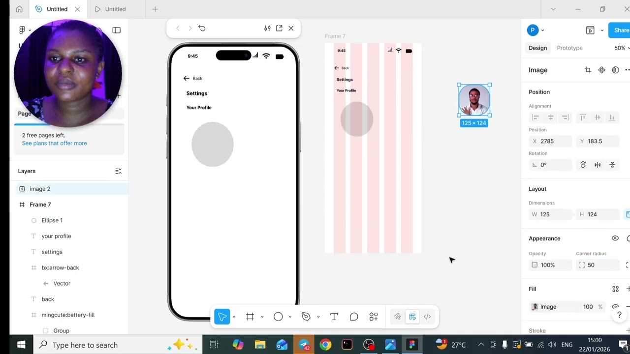 PROFILE SETTING SCREEN I DESIGNED #uiux #webdesign #tech 