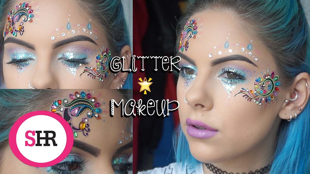 Festival Glitter Makeup Tutorial | Sophie Hannah Richardson