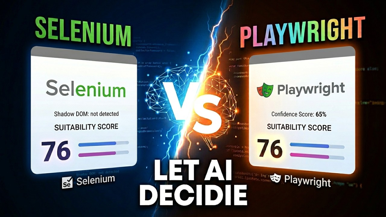 Selenium, Playwright, Cypress, or WebDriverIO? Let AI Decide