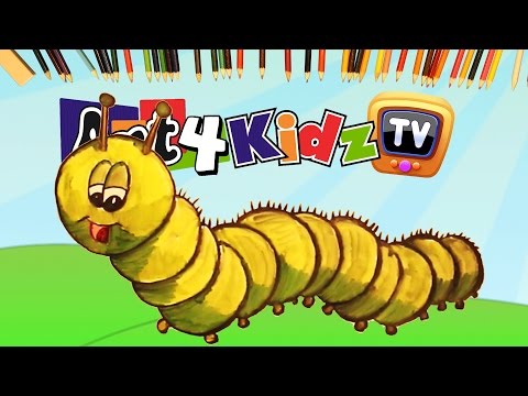 How to Draw a Hungry Caterpillar