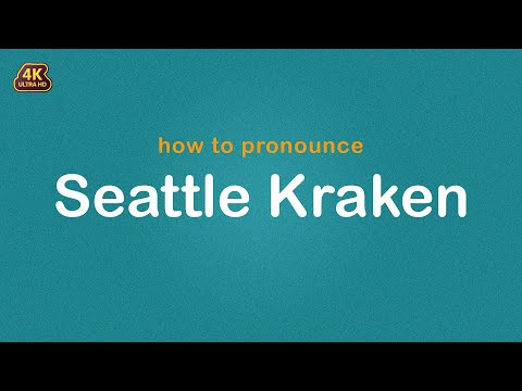 how to pronounce Seattle Kraken 【NHL】