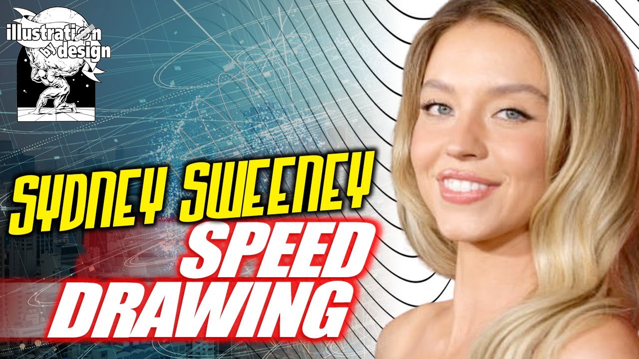 From Great Jeans to Great Art! | Speed Drawing SYDNEY SWEENEY