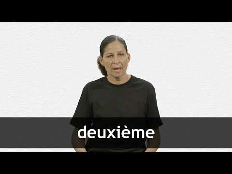 English Translation of “DEUXIÈME” | Collins French-English Dictionary