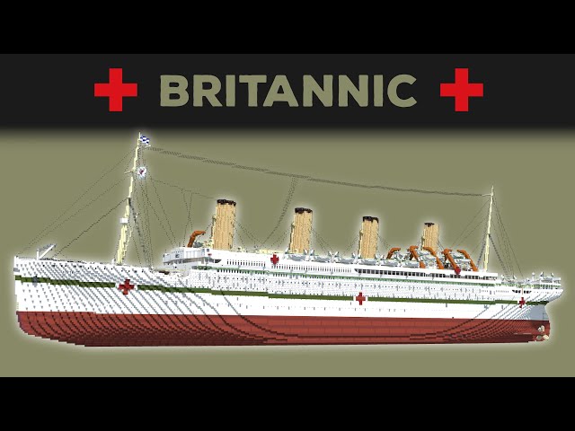 HMHS Britannic 1916 Minecraft Map