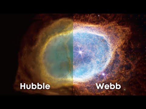 James Webb vs Hubble: Side-by-Side Images Comparison [4K]