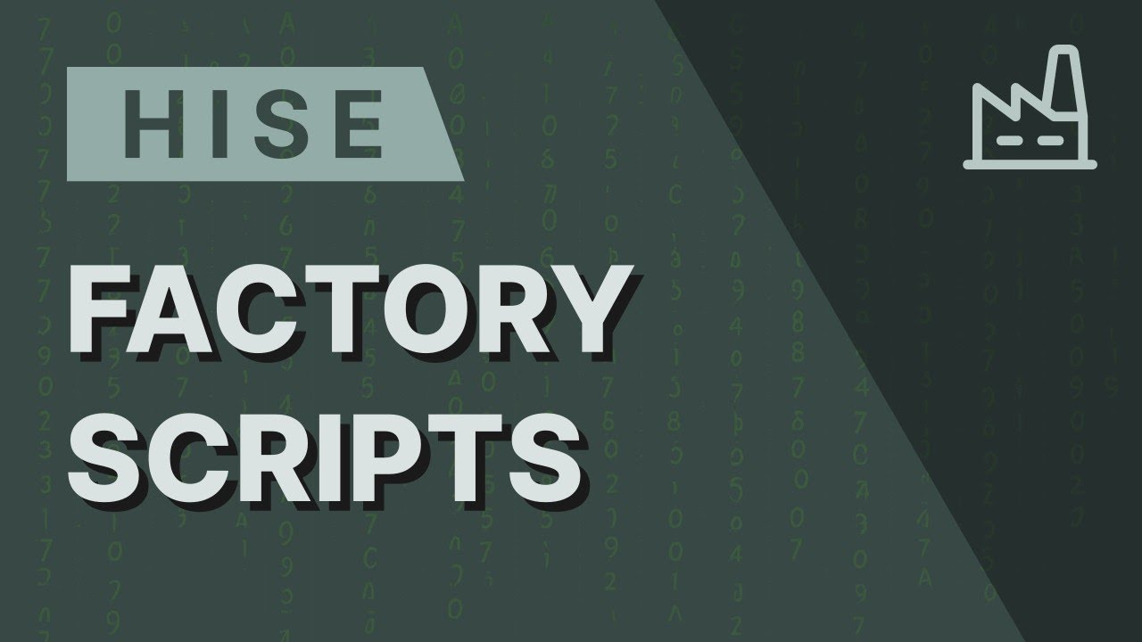 Introduction to HISE scripting paradigm and factory scripts