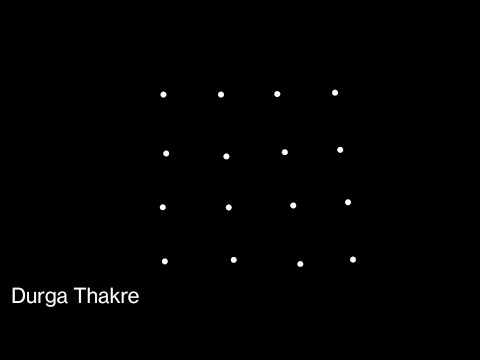 4 simple Ganesh festival rangoli designs with dots | Ganesh utsav multicolored traditional rangoli