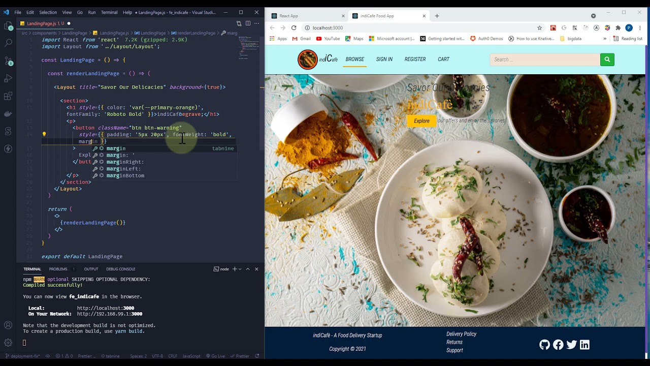 MERN Full stack Course:  Build a Landing Page