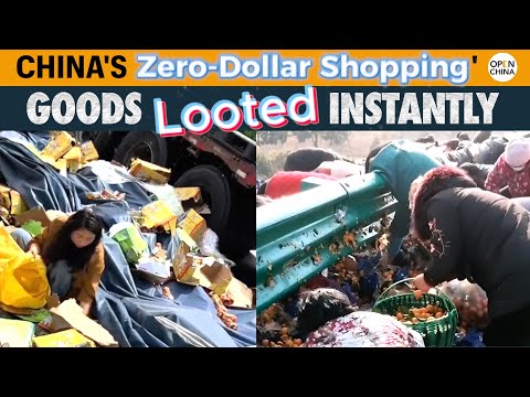 China’s “Zero-Dollar Shopping” Begins: Goods Looted as Soon as They’re ...
