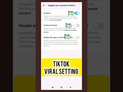 Tiktok New account settings 2024 l Grow tiktok account settings #tiktok #shorts #short #viral