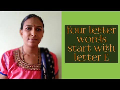 four letter words start with letter E