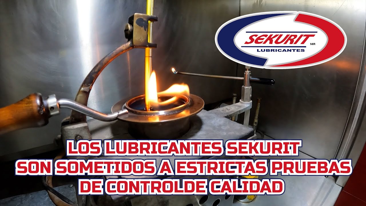 Aceites y lubricantes automotrices - Sekurit Lubricantes laboratorio de pruebas de calidad nov 2023
