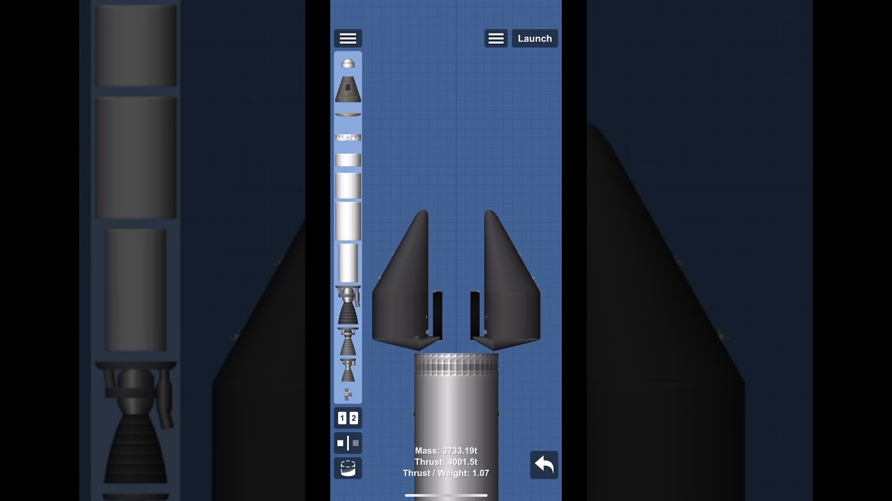 Building Starship in 60 seconds! #sfs #spaceflightsimulator