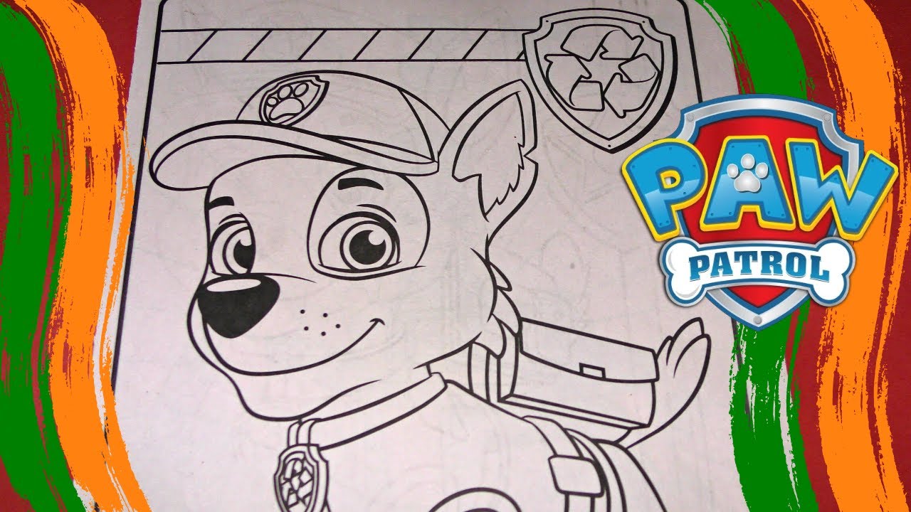 Rocky Paw Patrol| Paw Patrol Rocky| Rocky Coloring Page| Paw Patrol Coloring Book| YES Toys