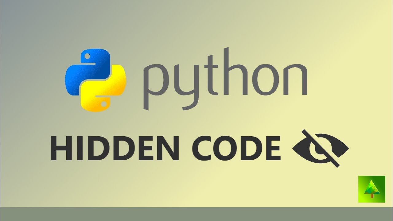 Hiding Python Code 🔒