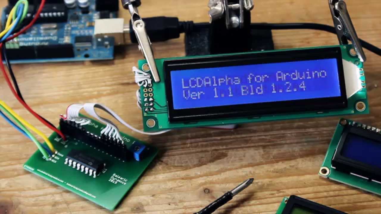 Tutorial For Assembling The Lcd Alphanumeric Display Arduino Kit Element14 Community