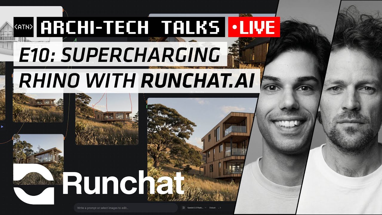 Archi-Tech Talk E10: Supercharging Rhino with RUNCHAT.APP