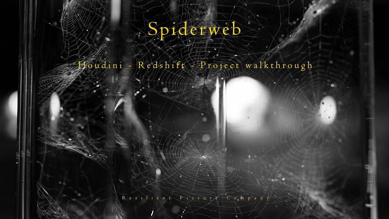 Houdini - Redshift - Spiderweb - Project walkthrough