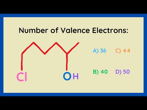 How Many Valence Electrons Does This Stick Diagram Have?