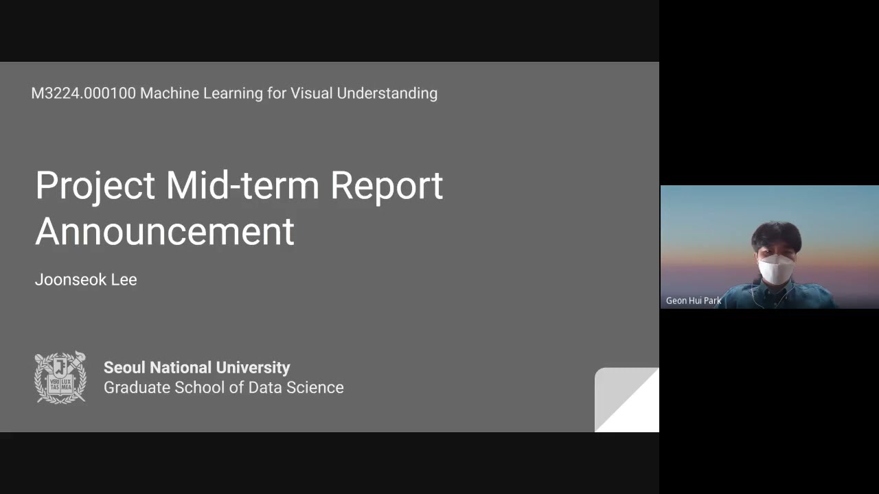 Project Mid-term Report Announcement