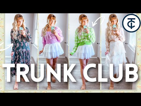 GARDEN THEMED TRUNK CLUB UNBOXING 2021 | SUMMER TRUNK CLUB REVIEW AND TRY ON 2021