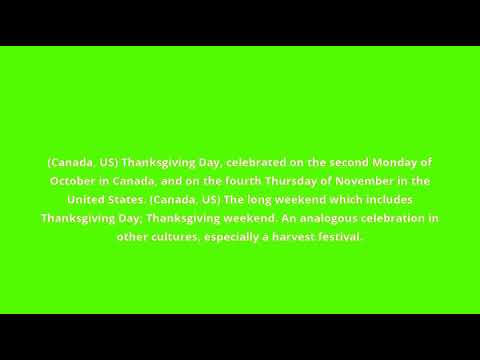 what is the meaning of thanksgiving