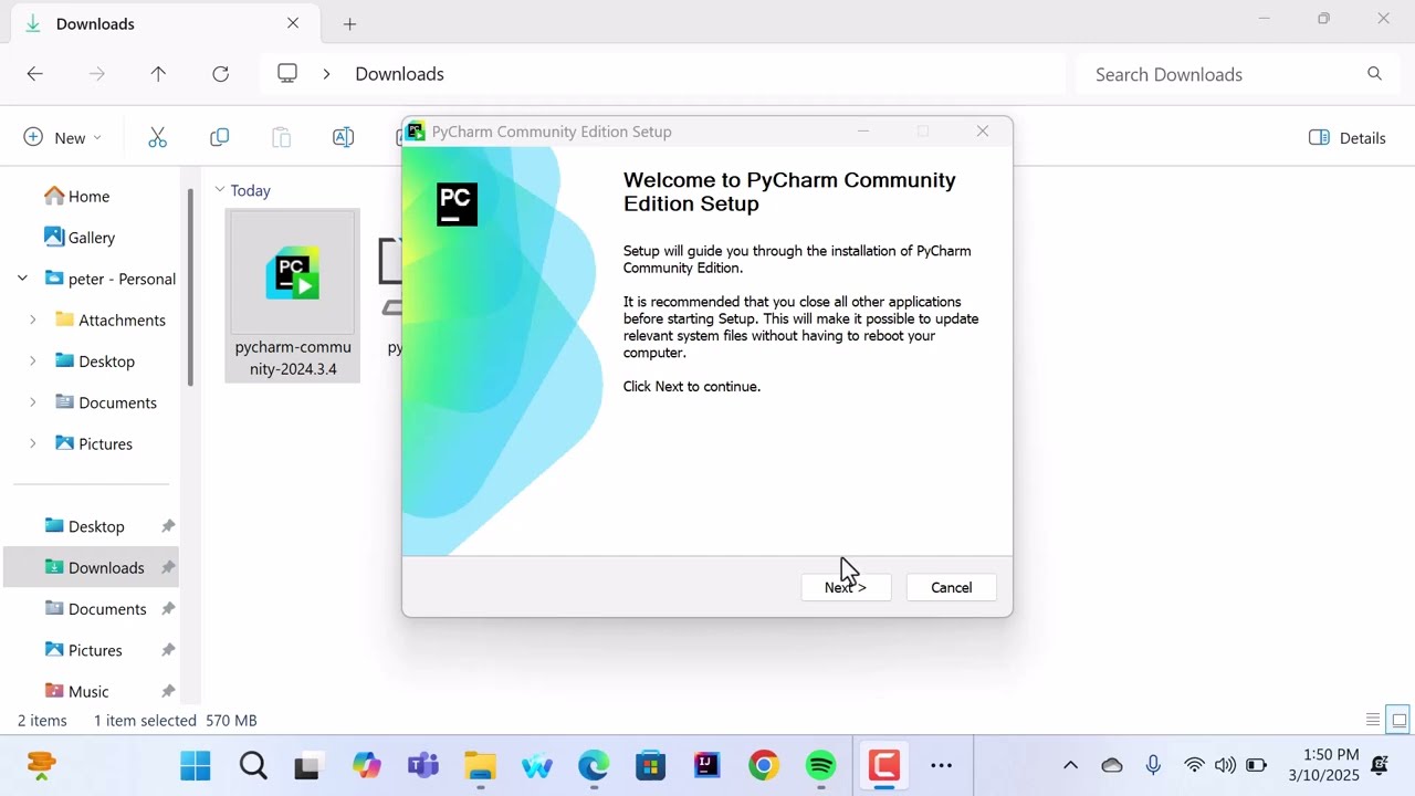 Beginner Python Tutorial #3 –Install PyCharm Step-by-Step (Part 1)