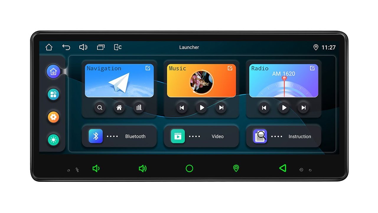 JOYING 8.9 Inch Universal Single Din Android 12 Qualcomm 4G Head Unit