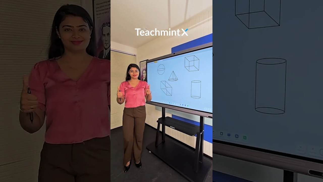 Make Geometry Interactive with 3D Shapes on Teachmint X