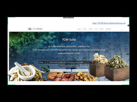 TCM-Suite: Traditional Chinese Medicine component identification and network pharmacology analysis